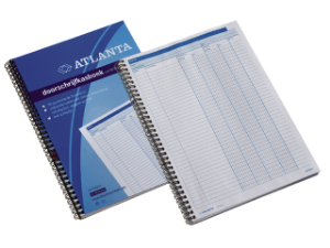 Breur.nl - Breur - Atlanta kasboek doorschrijf 50blz, 2541401100