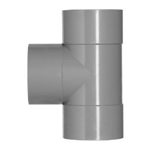 Breur.nl - Breur - T-stuk, 110 mm, 90 graden, 3x mof, pvc